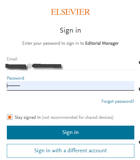 Elsevier Login